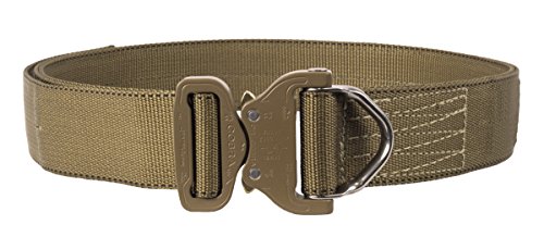 Elite Survival Systems Cobra Rigger's Belt with D Ring Buckle (Coyote Tan, Medium)