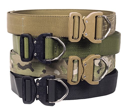 Elite Survival Systems Cobra Rigger's Belt with D Ring Buckle (Coyote Tan, Medium)