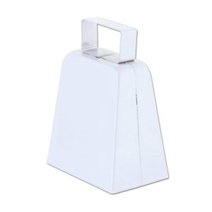 beistle 60939-w - cowbells - 4 inches - white