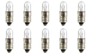 cec industries #1769 bulbs, 2.5 v, 0.5 w, e5 base, t-1.75 shape (box of 10)