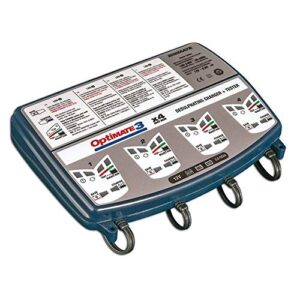 OptiMATE 3 Quad bank, TM-455, 7-step 4x12V 0.8A sealed battery saving charger & maintainer