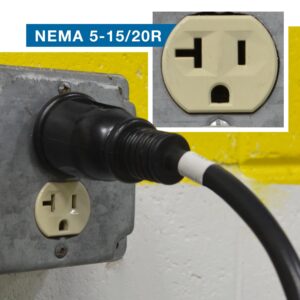 Conntek 20520-025 NEMA 5-20 Outdoor Extension Cord 20 Amps 125 Volts, 25 Feet