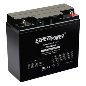 expertpower 12 volt 20 ah exp12200 rechargeable sla battery