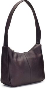 le donne leather urban hobo premium colombian leather shoulder bag purse hand bag for women (cafe)