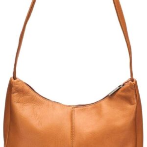 Le Donne Leather Urban Hobo Premium Colombian Leather Shoulder Bag Purse Hand Bag For Women (Cafe)