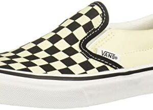 Vans Kids Classic Slip-On (Checkerboard) Black/True White VN000ZBU5GU Size 11.5