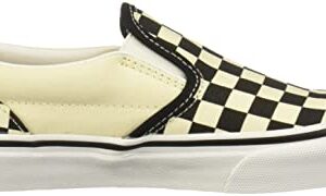 Vans Kids Classic Slip-On (Checkerboard) Black/True White VN000ZBU5GU Size 11.5