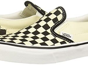 Vans Kids Classic Slip-On (Checkerboard) Black/True White VN000ZBU5GU Size 11.5