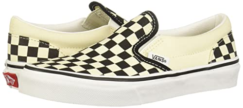 Vans Kids Classic Slip-On (Checkerboard) Black/True White VN000ZBU5GU Size 11.5