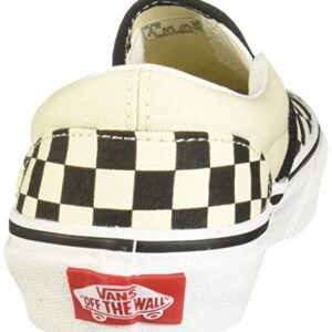 Vans Kids Classic Slip-On (Checkerboard) Black/True White VN000ZBU5GU Size 11.5