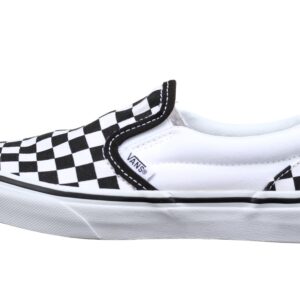 Vans Kids Classic Slip-On (Checkerboard) Black/True White VN000ZBU5GU Size 10.5