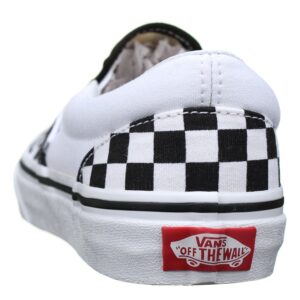 Vans Kids Classic Slip-On (Checkerboard) Black/True White VN000ZBU5GU Size 10.5