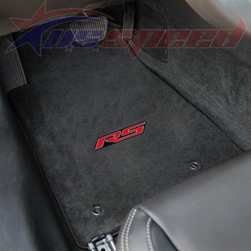 Fits 2010-2015 Camaro Floor Mats Ebony With RS Logo 4PC