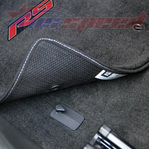 Fits 2010-2015 Camaro Floor Mats Ebony With RS Logo 4PC