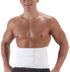 bilt-rite mastex health 10 inch superbelt with pad, white, large