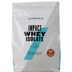 Myprotein® - Impact Whey Isolate - Whey Protein Powder - Naturally Flavored Drink Mix - Daily Protein Intake for Superior Performance - Chocolate (5.5 lbs, Pack of 1)