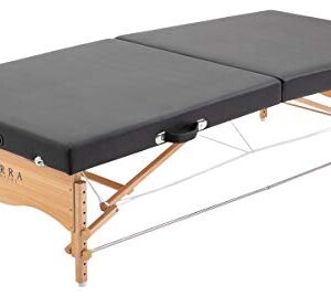 Sierra Comfort Low-Level Massage Table, Black