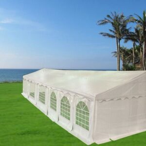 Delta 40'x20' Fire Retardant (FR) PVC Party Tent,Wedding Tent Canopy,Outdoor Event Shelter,Garden Gazebo,with Waterproof Top,Galvanized Steel Poles,Carry Bags