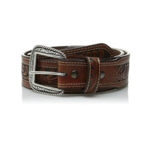 ariat men's straight oak taper belt