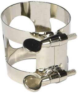 ameriplate 531n nickel plated ligature for bass clarinet