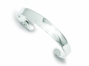 fjc finejewelers sterling silver 10mm cuff bangle