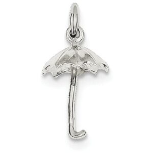 fjc finejewelers sterling silver umbrella charm