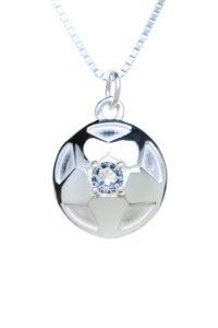 kyle jewelry sterling silver pendant charm soccer ball march