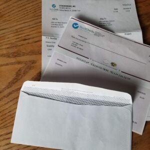 1,000ct, 9 Double Window Security Envelopes. Tinted, Gummed Seal. Fits Quicken, Quickbooks, Microsoft Money Checks, Quick Books, Intuit