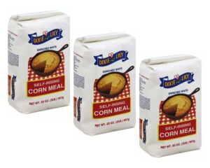 dixie lily corn meal self rising enriched white 32 oz pack of 3