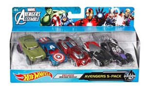 hot wheels marvel avengers assemble avengers 5-pack [amazon exclusive]