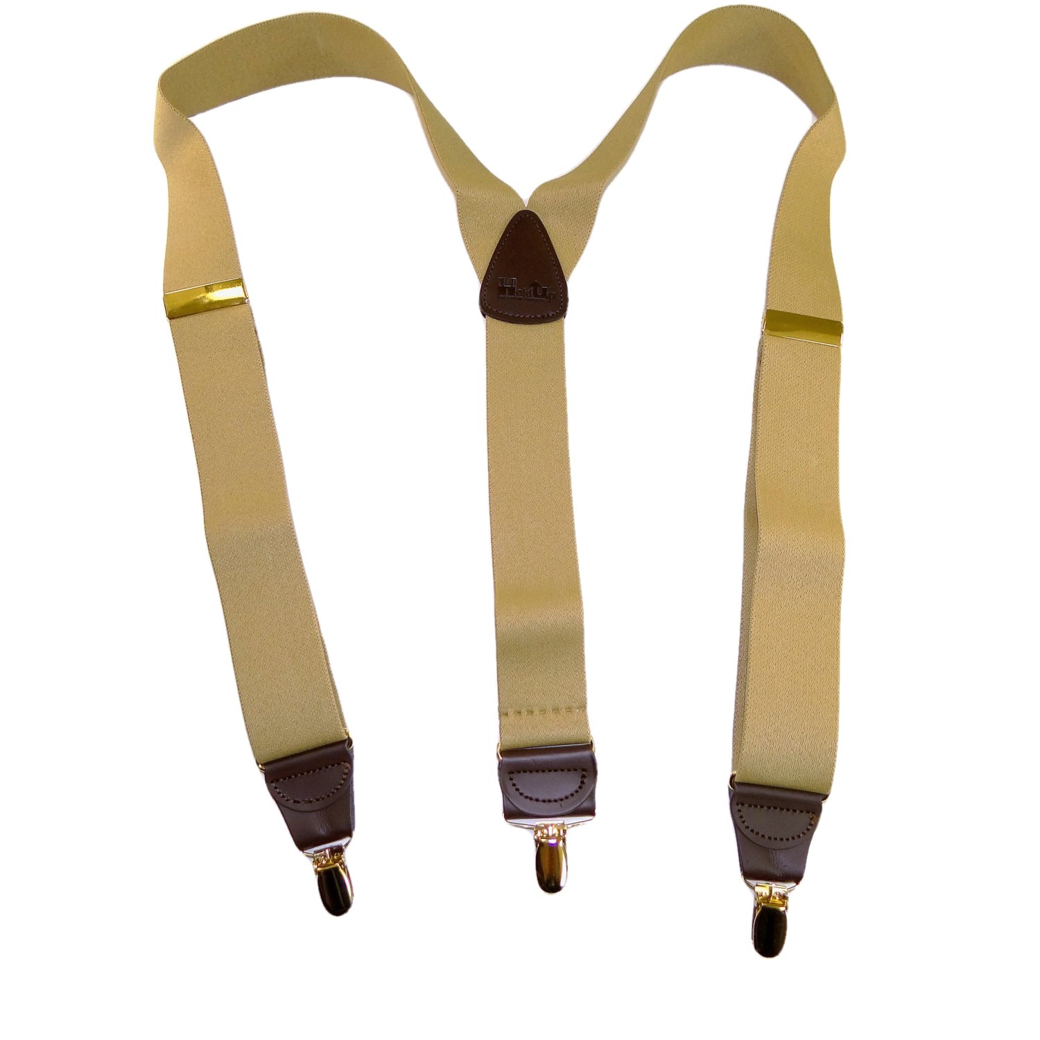 Hold-Up Suspender Company Casual Series Sand Dunes YG Suspenders for Men In the Traditional Y-Back Style with USANo-Slip Clips