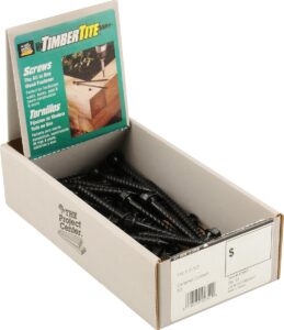 hillman 47989 1/4 x4 timber-tite landscape screw, 250-pack,silver