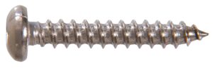 the hillman group 70907 8 x 1-inch stainless steel pan head square drive sheet metal screw, 100-pack