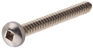 the hillman group 70909 8 x 1-1/2-inch stainless steel pan head square drive sheet metal screw, 100-pack