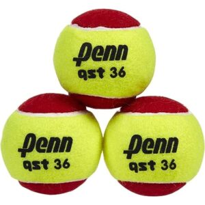 penn qst 36 felt tennis balls, 3 ball polybag