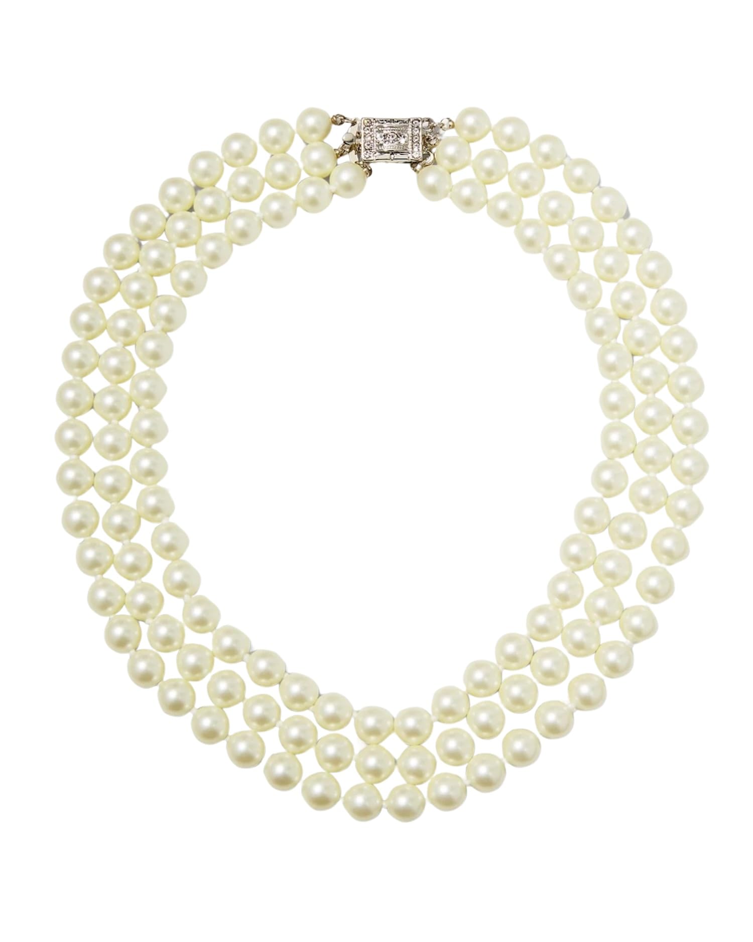 Kenneth Jay Lane Pearl Necklace Designs Worn By Famous First Ladies (Barbara Bush and Jackie Kennedy)