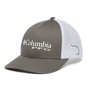 columbia unisex adult pfg mesh ball cap, titanium, hook, small-medium us