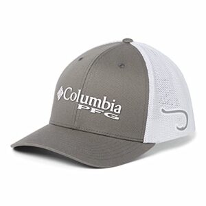 Columbia unisex adult PFG Mesh Ball Cap, Titanium, Hook, Small-Medium US