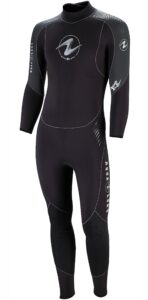 aqua lung aquaflex wetsuit mens, black charcoal, x-small