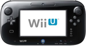 nintendo wii u black gamepad - replacement only - no cables