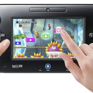 Nintendo Wii U Black Gamepad - Replacement ONLY - no cables