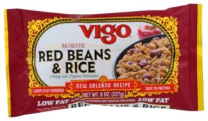 vigo authentic red beans & rice, low fat, 8oz (red beans & rice, pack of 3)