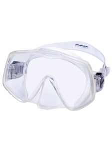 atomic 04-0620-00 frameless 2 scuba mask, regular fit, clear