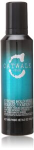 tigi catwalk strong hold mousse for unisex, 6.7 ounce