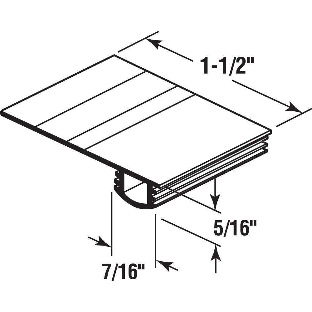 Prime-Line B 716 Weatherstripping, 7 ft, Black