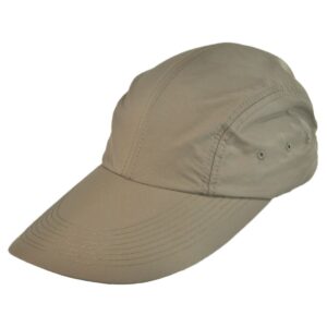 torrey hats upf 50+ long bill adjustable baseball cap (khaki)