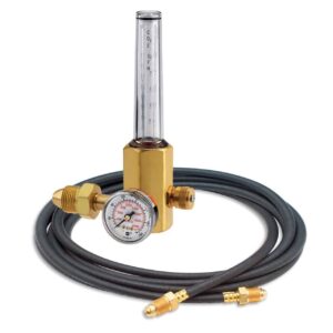 miller h2051b-580h economy flowmeter regulator 50 psi with hose