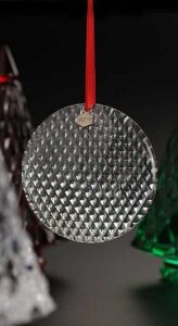 baccarat 2014 diamant bubble ornament