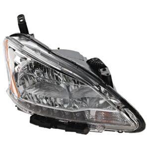 evan fischer passenger side headlight compatible with 2013-2015 nissan sentra oe comparable