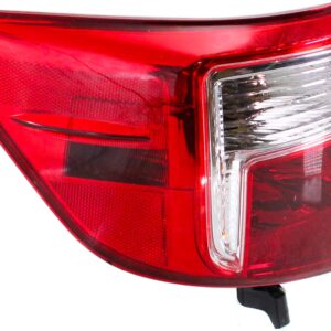 Evan Fischer Driver Side, Outer Tail Light Compatible with 2012-2014 Toyota Camry - TO2804114